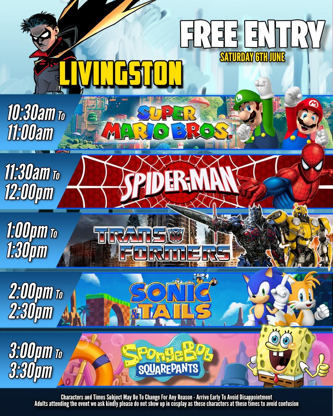 Livingston Comic Con - Livingston